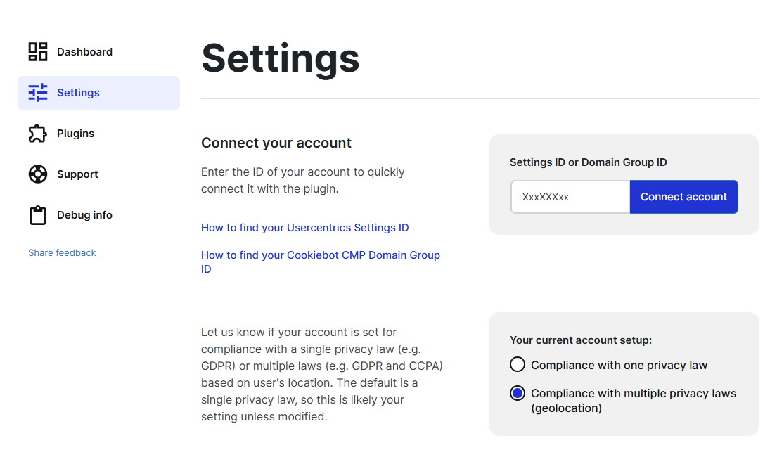 Can I connect to an existing banner configuration? – Usercentrics for ...